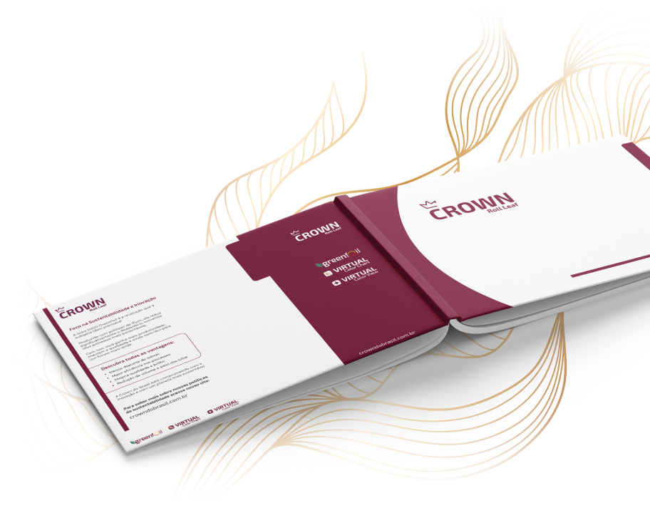 Book de Moda - Crown do Brasil - Crown Roll Leaf